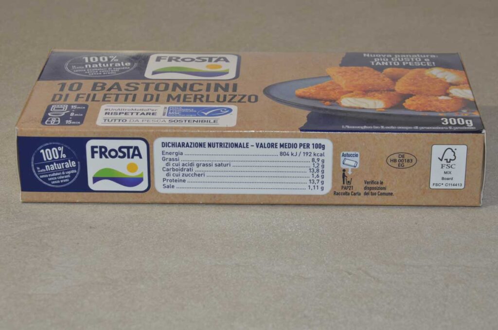 BASTONCINI DI MERLUZZO FROSTA 300GR - Fresco e Vario